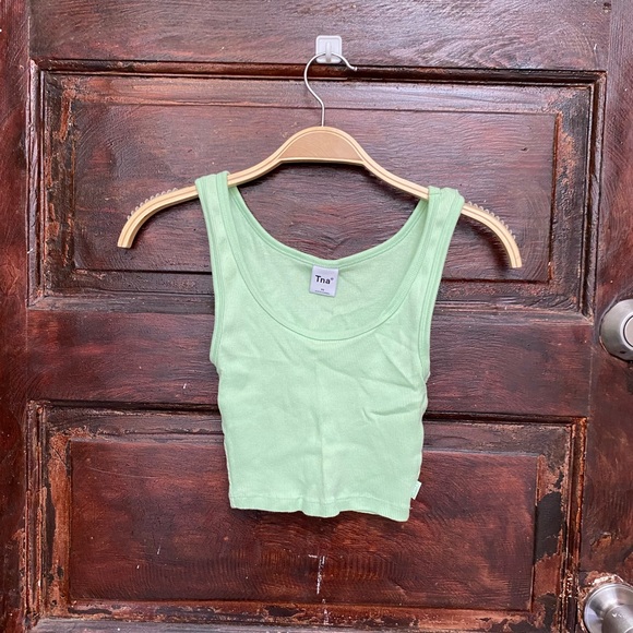 TNA | Tops | Tna Neon Green Ribbed Tank Top | Poshmark
